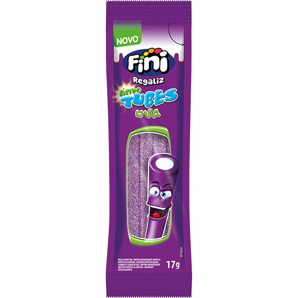 Fini Mini Tubes Uva Ácido x 17g – B&B